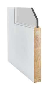 French Narrow Reed Glass Door - Pinreed Glassdoor- Trimlite