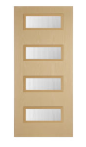 Narrow Reed Glass Doorlites | Thin Reeded Glass Inserts