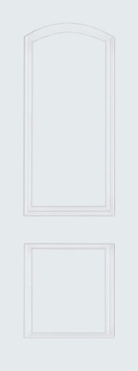 2 Panel Shaker Door - Two Panel Fiberglass Entry Door - DRS2D Trimlite