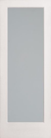 Diffused White Laminate Interior French Door - Trimlite